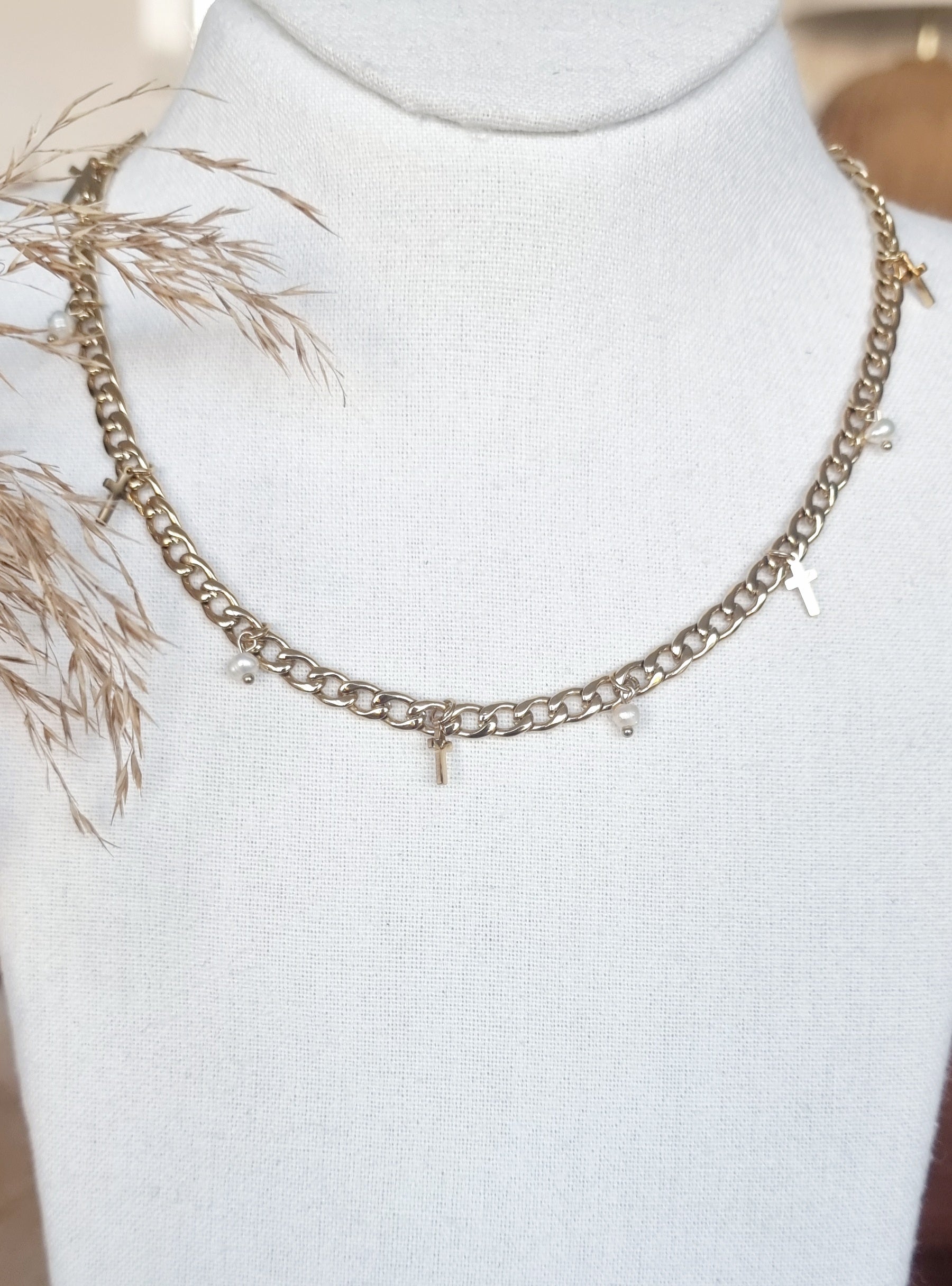 COLLIER ELISA ACIER – Collection SR