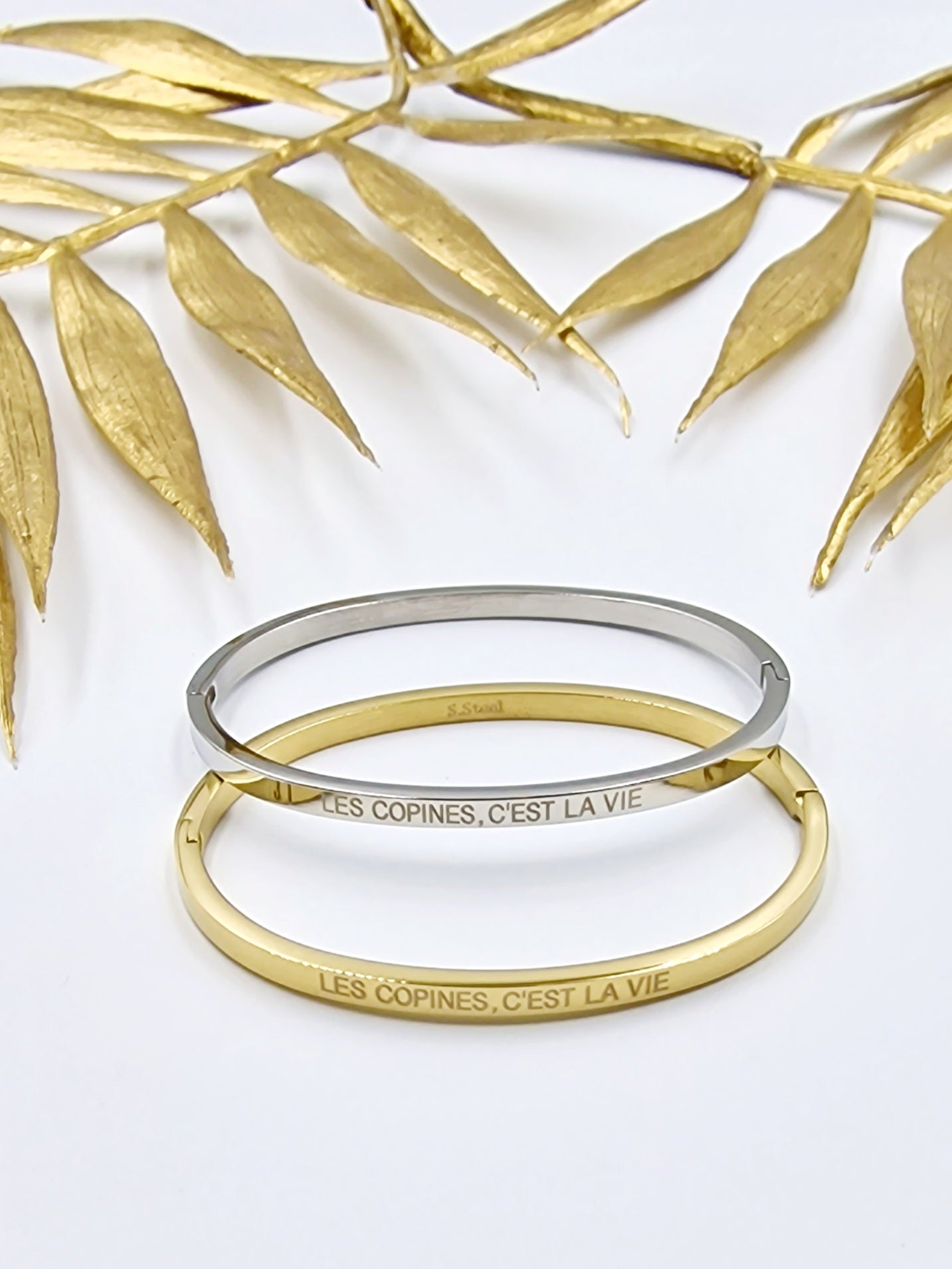 JONC MESSAGE ACIER (les copines c'est la vie – Collection SR